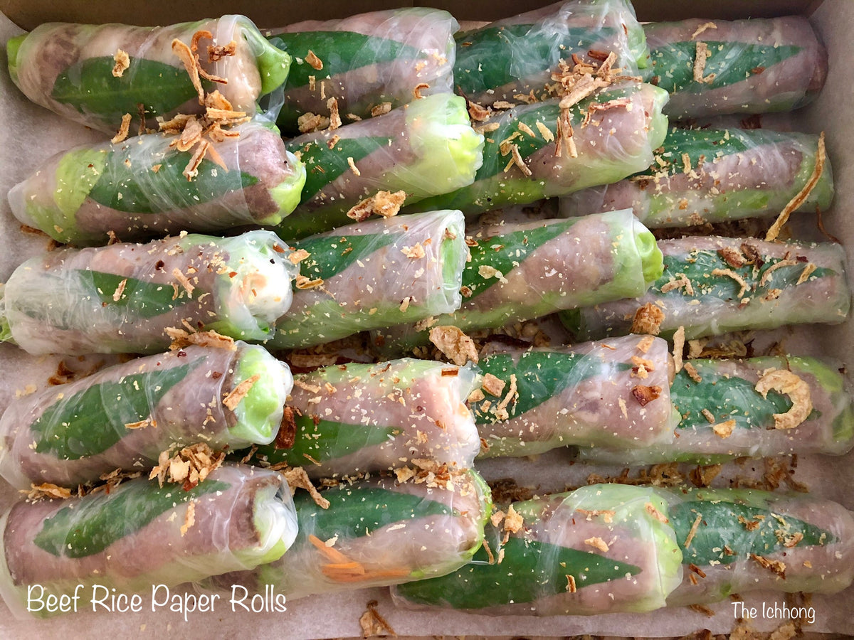Beef Rice Paper Rolls – The Ichhong